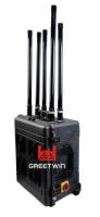 China Long Range 2.4G 5.8G GPS Drone Signal Jammer , High Power Backpack Jammer for sale