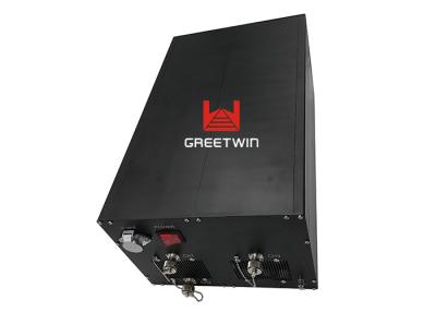 China VHF UHF Mobile Phone Signal Jammer High Power for Walkie Talkie , 50 - 300m Shielding Range for sale