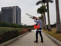 China Advanced Technology UAV Jammer Drone Signal Jamming System with Portable Gun for sale