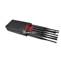 China Full Bands Cell Phone Signal Blocker Device 2G 3G 4G / WiFi / GPS / Lojack 10 Antennas for sale