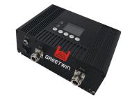 China LCD Screen Dual Band Cell Phone Repeater 23dBm 900MHz 1800MHz With ALC Control for sale