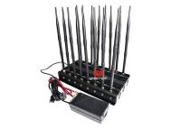 China 16 Antennas VHF UHF Phone Signal Scrambler 3G 2100 LTE 2600 MHz Full Bands for sale