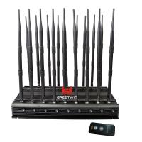 China 18 Antennas 2G 3G 4G WiFi 2.4G Full Bands 130MHz-6GHz Jammer(GW-JA18) for sale
