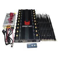 China 18 Antennas Mobile Phone Network Jammer 2G 3G 4G Wifi 5.2G /5.8G/ GPS Jammer for sale