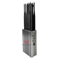 China 12 Channels Cell Phone Signal Jammer 3G/4G/WiFi 2.4G/ 5.8G Cooling System for sale