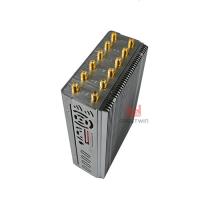 China 12 Antennas Cell Phone Signal Jammer UHF/VHF/2G /3G / 4G / Wireless Camera 1.2GHz for sale