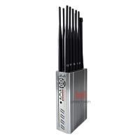 China 12 Antennas Cell Phone Signal Jammer UHF/VHF/2G /3G / 4G / Wireless Camera 1.2GHz for sale