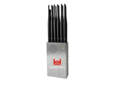 China LTE Blocker Cell Phone Signal Jammer WiFi GPS VHF UHF LOJACK RF 315 MHz 433MHz for sale