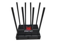 China 8 Antennas Desktop GSM DCS 3G 4G WIFI Cell Phone Signal Jammer Suit for Europe for sale
