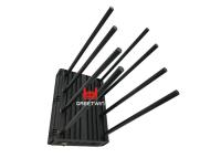 China 8 Antennas Desktop GSM DCS 3G 4G WIFI Cell Phone Signal Jammer Suit for Europe for sale