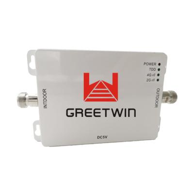 China Indoor 15dBm DCS 1800MHz LTE 2300MHz Dual Band Mobile Phone 4G Repeater Signal Booster Amplifier For Home Office for sale