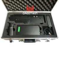 China Portable Uav Interception System Drone Signal Jammer 5.8G/2.4G/GPS Handgun 3 Bands for sale