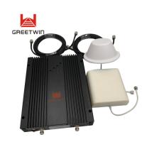 China Tri Band LCD Display Cell Phone Signal Boosters 27dBm 78dB EGSM 900MHz WCDMA 2100MHz LTE2600MHz for sale
