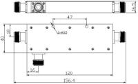 China 200 Watt Mobile Signal Repeater Directional Coupler 10dB 698-2700MHz N-F Connector for sale