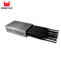 China 12 Channels WiFi Lojack 20m 2.5dBi VHF UHF Signal Jammer for sale