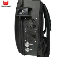 China GPSL1 signal 2KM 140W WiFi 2.4G 5.8G GPS UAV Drone Jammer for sale