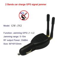 China Anti Tracking GPS L1 L2 1580MHz 15m GPS Cigar Jammer for sale