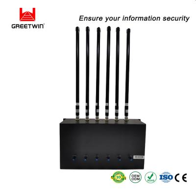 China High Power Military Mobile Phone Signal Jammer , 8 Antennas cell phone blocking device for Police for sale