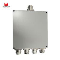 China IP65 50W N Female 4 Way RF Power Divider 698~4000MHz for sale