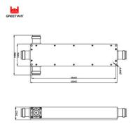 China 2G 3G 4G LTE 5G 50W Power Supply Splitters 698~4000MHz 3 Way for sale
