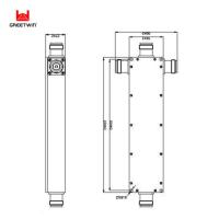 China 3 Way Silver Plated RF Power Splitter 50W 600~6000MHz for sale