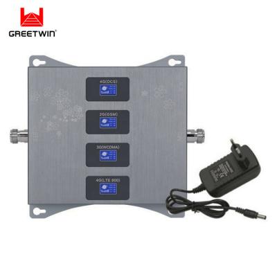 China 4 Band 1.5 VSWR 2600MHz Gsm Signal Booster 65dB Gain for sale
