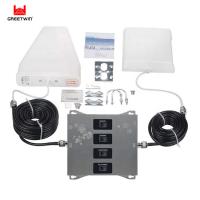 China 4 Band 1.5 VSWR 2600MHz Gsm Signal Booster 65dB Gain for sale