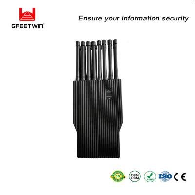 China Cell Phone Jammer VHF UHF GPS Bluetooth 16 Antenna 2G 3G 4G 5G Blocker for sale