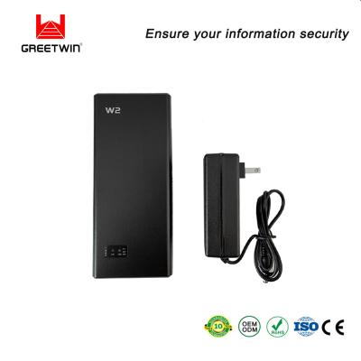 China WiFi VHF UHF Cell Phone Signal Jammer 5200mAH GSM CDMA 3G 4G for sale