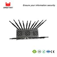 China 155W 868MHz Phone Signal Blocker VHF UHF L1 L2 L5 Lojack 20 Antennas for sale