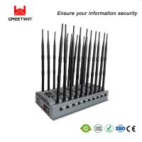 China 155W 868MHz Phone Signal Blocker VHF UHF L1 L2 L5 Lojack 20 Antennas for sale