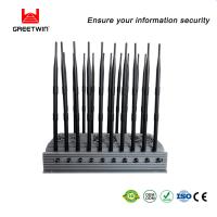 China 155W 868MHz Phone Signal Blocker VHF UHF L1 L2 L5 Lojack 20 Antennas for sale