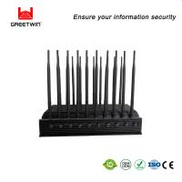 China 20 Channels 2.5dBi Desktop Signal Jammer Bluetooth LOJACK 868 433 315 for sale