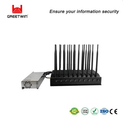 China WIFI 2.4G 5.8G 20 Antennas Signal Jammer Blocker LOJACK 868 for sale