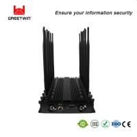 China 40m GSM Mobile Phone Signal Jammer 16 Antennas 2G 3G 4G 5G for sale