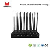 China 40m GSM Mobile Phone Signal Jammer 16 Antennas 2G 3G 4G 5G for sale