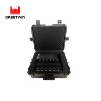 China 34W AC100V Mobile Phone Signal Jammer 12 Bands 380mm Antennas GSM for sale