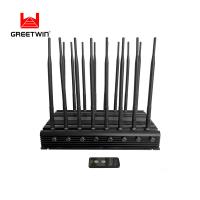 China 47W 4G 5g GSM Signal Jammer Lojack 16 Bands Signal Blocker for sale