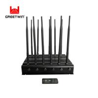 China 12 Bands 2.4GHz 5GHz VHF UHE Jammer 5G Mobile Phone Wifi 34W for sale