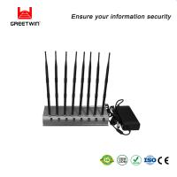 China CDMA 850 70W Adjustable Mobile Signal Jammer 8 Antennas Desktop Blocker for sale