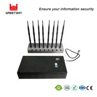 China CDMA 850 70W Adjustable Mobile Signal Jammer 8 Antennas Desktop Blocker for sale