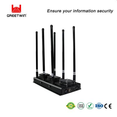 China Customized 8 Frequencies Signal Jammer Surpport 2G 3G 4G 5G WIFI Bluetooth Lojack Blocking for sale