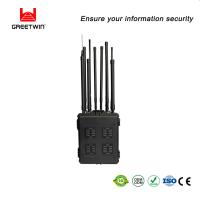 China RCIED DDS 10 Antennas Cell Phone Jammer 2G 3G 4G 5G 2.5dBi 100W VHF for sale