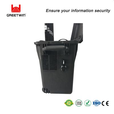 China 5dBi Antennas WIFI LOJACK Mobile Phone Jammer 175W Desktop WiFi Jammer for sale