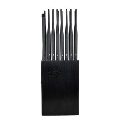China 12000mAh 2.5dBi Cell Phone Signal Jammer AC110V With Nylon Cover for sale