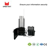 China 433MHz 7dBi DDS Vehicle Bomb Jammer 360W Signal Cell Signal Jammer for sale