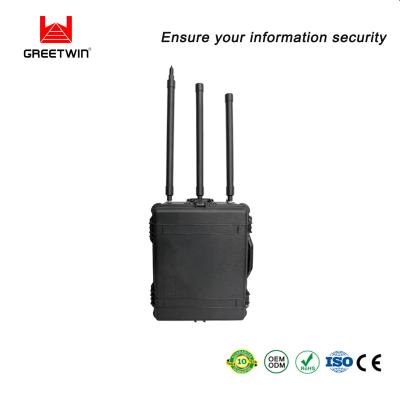 China 1050W AC110V 20-6000MHz IED Jammer Pelican Directional Antennas Signal Blocker for sale