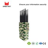 China 21 Antennas Cell Phone Signal Jammer 16000mAH  GPS Lojack  WiFi for sale