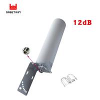 China 1.5 VSWR Cell Phone Signal Boosters 6dBi Cylinder Antenna Wall Mounted for sale