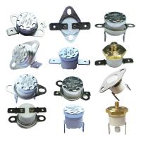 China Manual Reset Over Heat Thermal Bimetallic Thermostat Switch 250v 16a 50-180c for sale